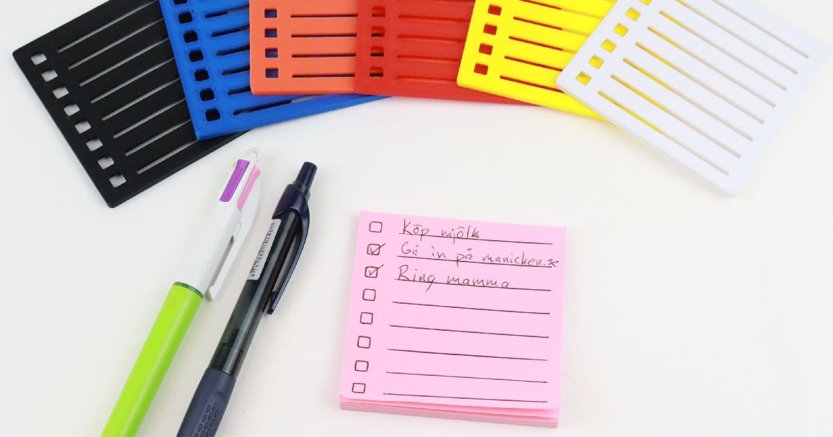 Post-It Stencil | Squares and Circles by Manicken.se | Download free ...