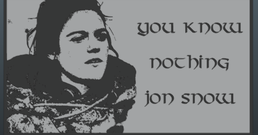 GOT You know nothing quote by Wyldkaarde | Download free STL model ...