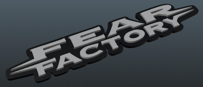 Fear Factory logo by Wyldkaarde | Download free STL model | Printables.com