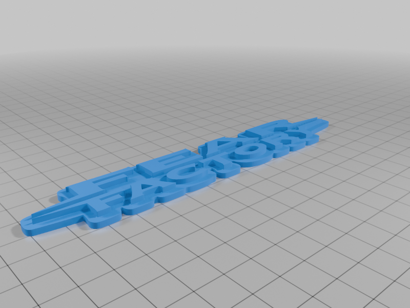 Fear Factory logo by Wyldkaarde | Download free STL model | Printables.com