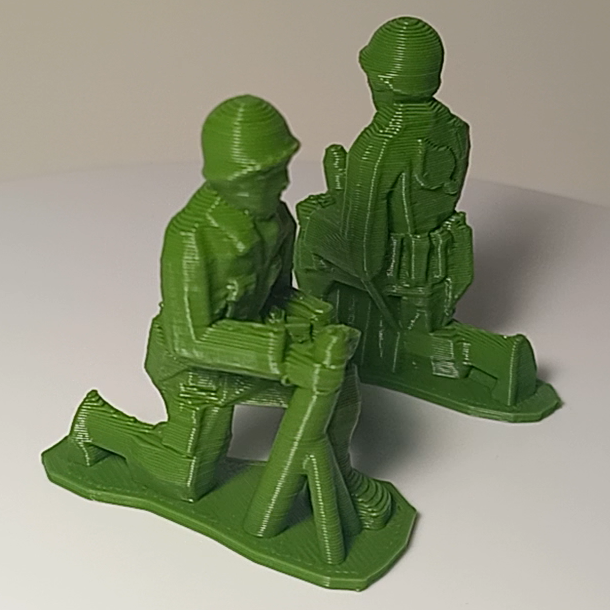 Lowpoly Armies - WW2 Mortar Extra Sturdy Army Men Toy Soldier von ...