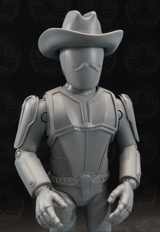 Printable Issac Custom Action Figure based on The Orville by popcornbag ...