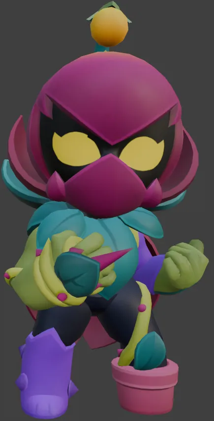 Lily - Brawl Stars by GoatGamez | Download free STL model | Printables.com