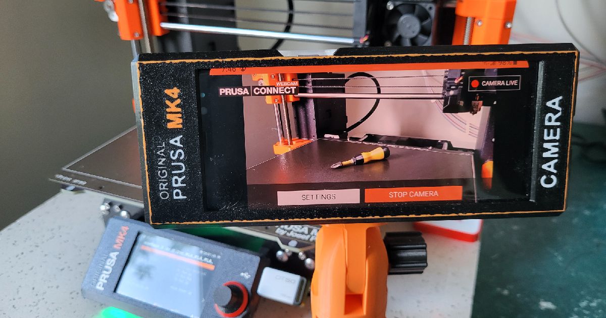 MMU3 Version Prusa Connect Camera by GerryPB | Download free STL model ...
