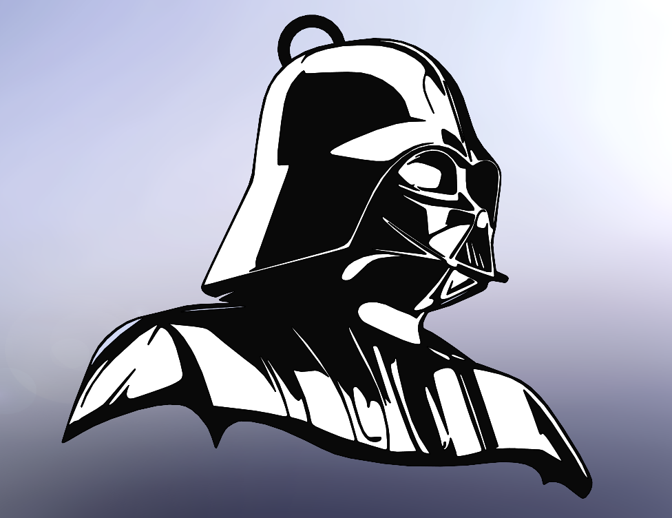Darth Vader llavero-keychain by Victor Elizondo García | Download free ...