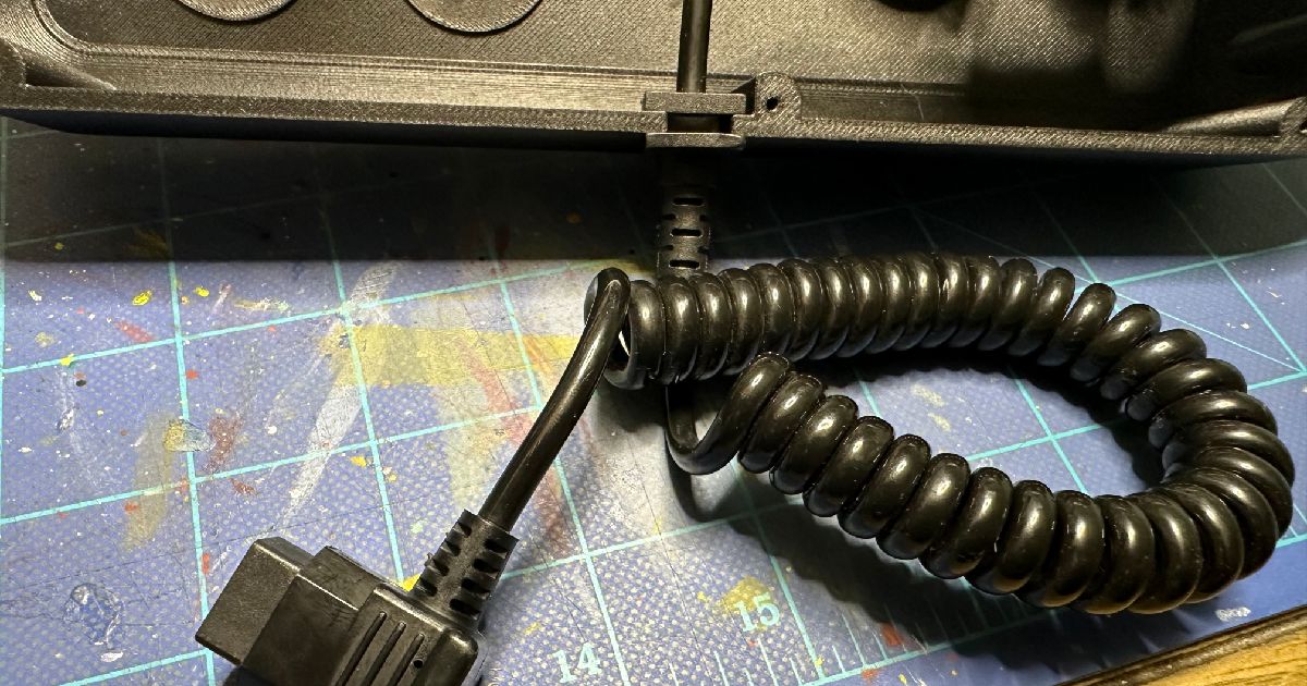 Vectrex arcade stick remix for repro cables by driph | Download free ...