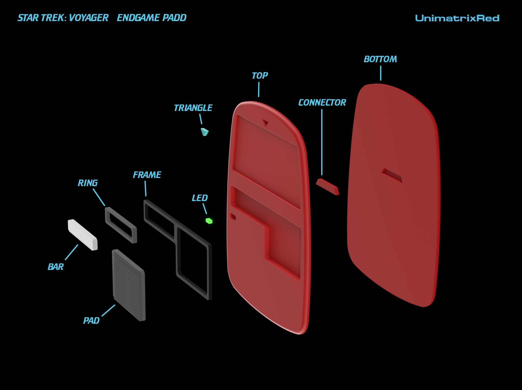 Star Trek: Voyager Endgame PADD by 𝗨𝗻𝗶𝗺𝗮𝘁𝗿𝗶𝘅𝗥𝗲𝗱🪐🌠 | Download free STL ...