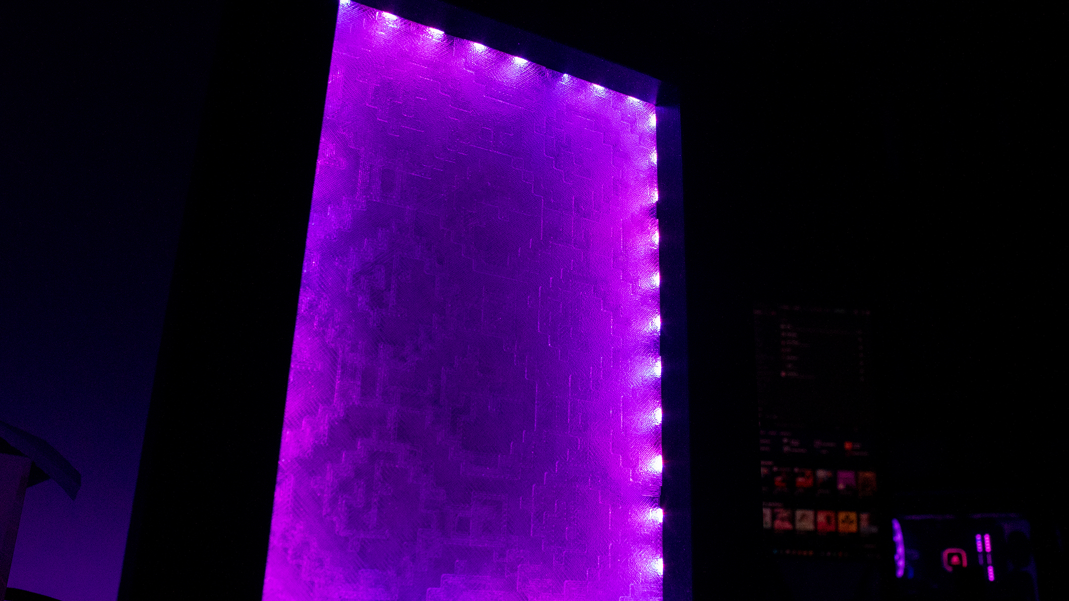 Minecraft Nether Portal LED Lamp (WLED Compatible) by Jackalolz ...