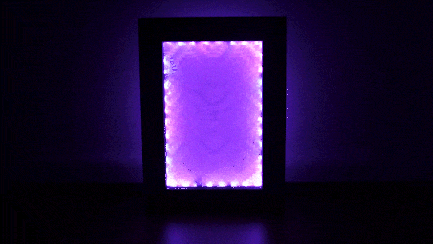 Minecraft Nether Portal LED Lamp (WLED Compatible) by Jackalolz ...