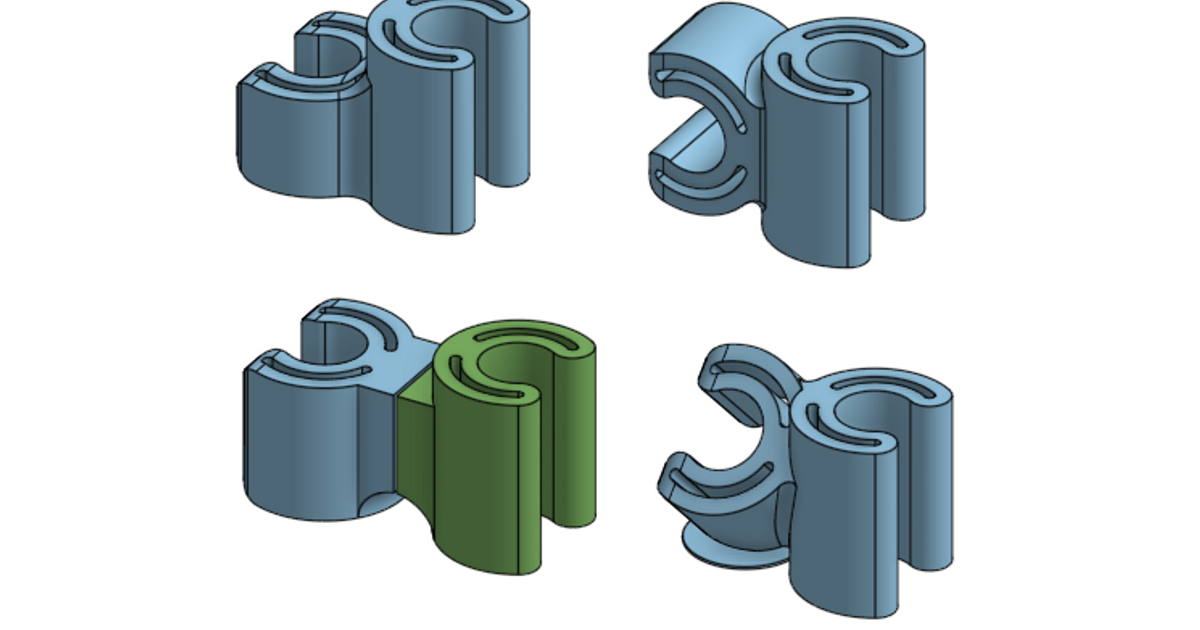 Cord Clip Plug Keeper - Four Versions by kaje | Download free STL model ...