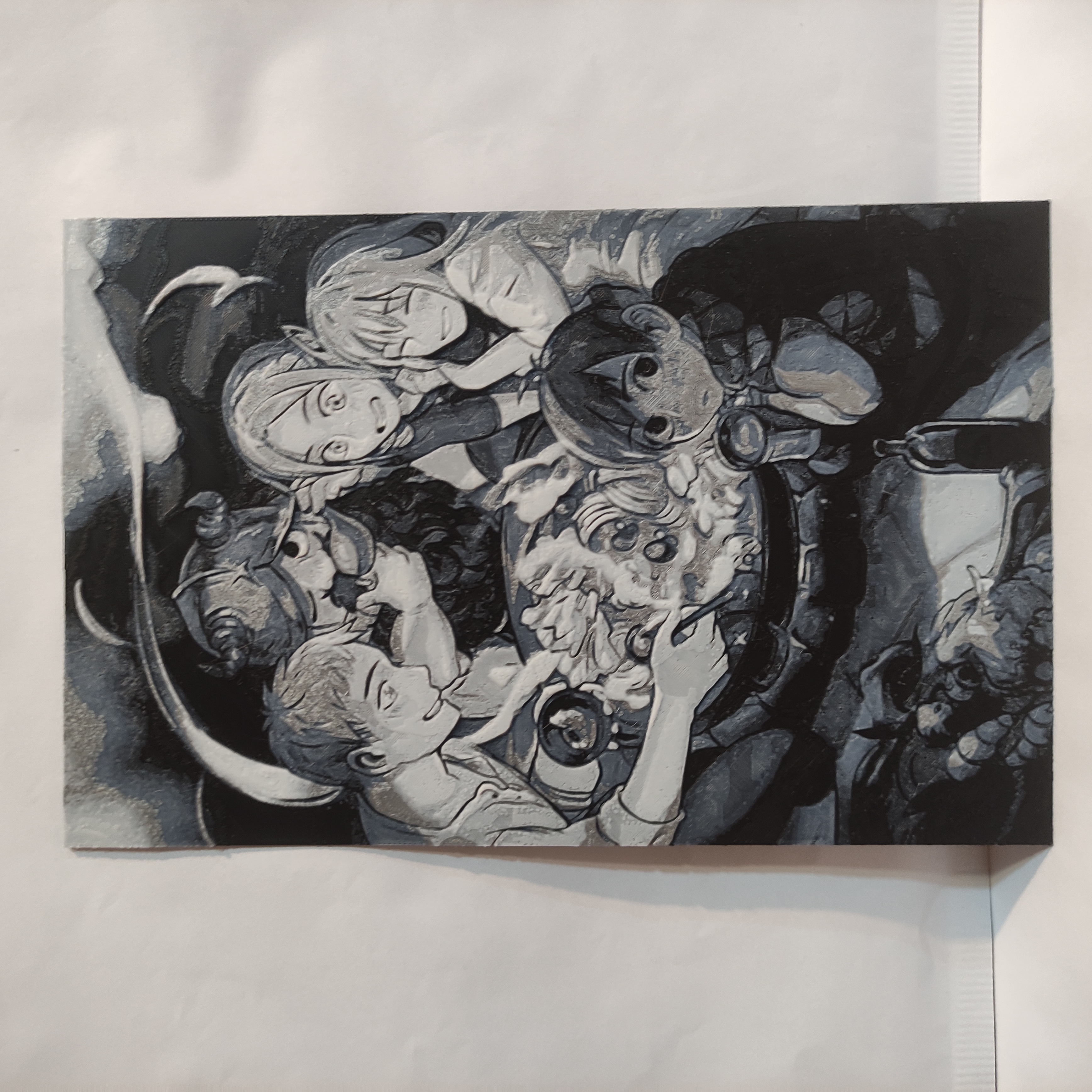 Dungeon Meshi - Happy Ever After, HueForge and AMS 4 Colors by Botaz | Download free STL model ...