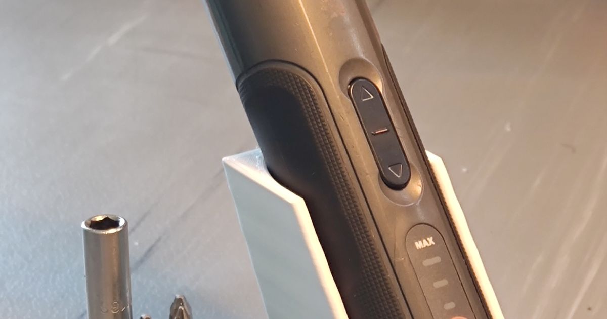 WORX Electric Screwdriver Gridfinity Bin by Yoav Gilad | Download free STL model | Printables.com