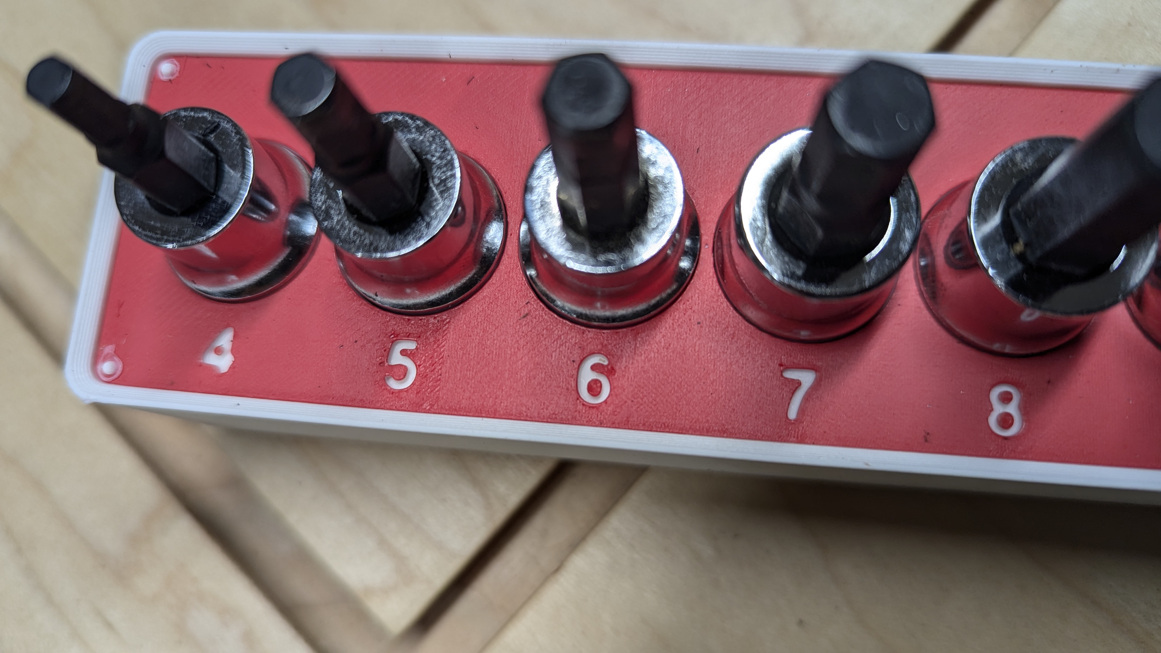 Gridfinity Bin for Harbor Freight 9pc Hex Bit Set by Andrew | Download ...