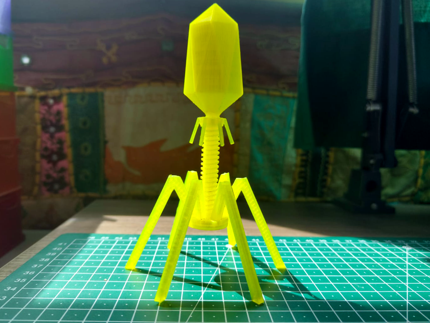 Bacteriophage model by Reewen | Download free STL model | Printables.com