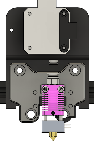 Ender 3 - Hero Me Gen 7 gantry adapter for custom direct drive carriage ...