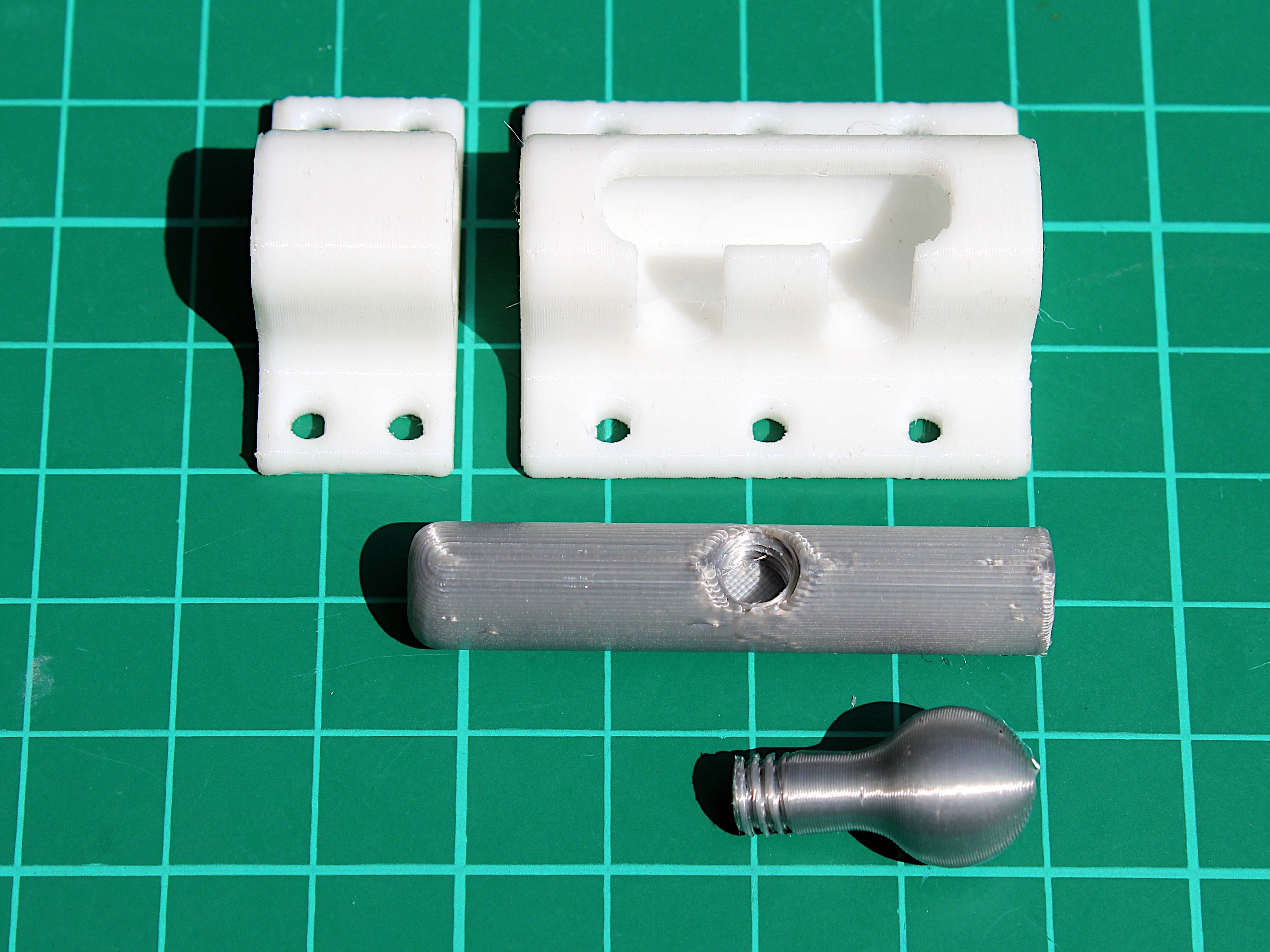 Barrel Gate Bolt | Sliding Latch Lock | Multiple Sizes par moWerk | Téléchargez gratuitement un ...