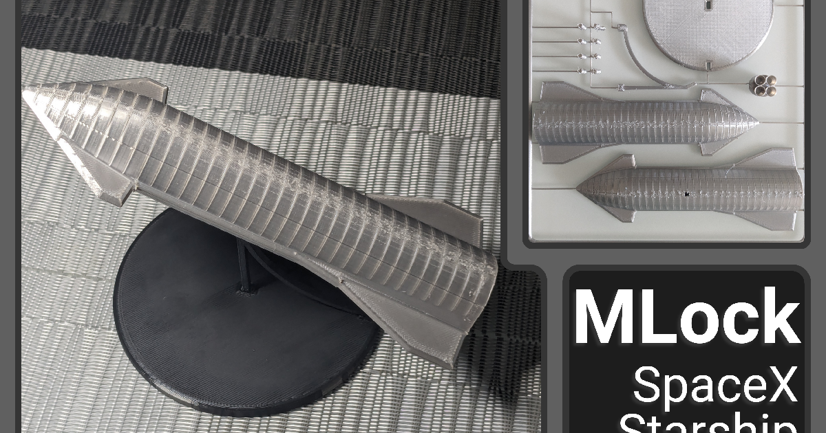 SpaceX Starship Kit Card by MLock | Download free STL model ...