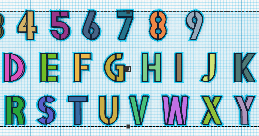 Puzzle for children: very simple letters and numbers by Nina Máčová ...