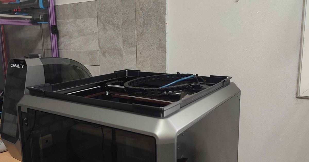 Creality K1 Lid Riser by TheZoid | Download free STL model | Printables.com