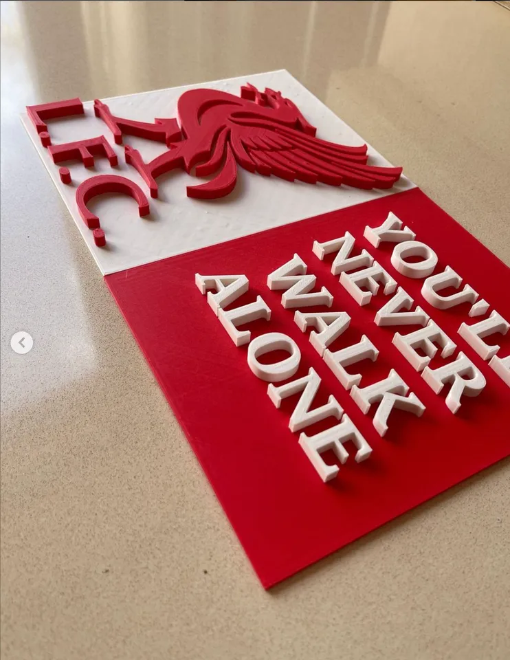 Liverpool FC Fan Plaque by FtechStore | Download free STL model ...