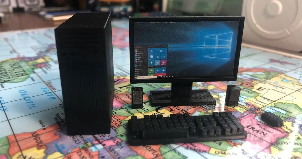 Mini Gaming Setup by OTTERDIECAST&HOBBY | Download free STL model ...