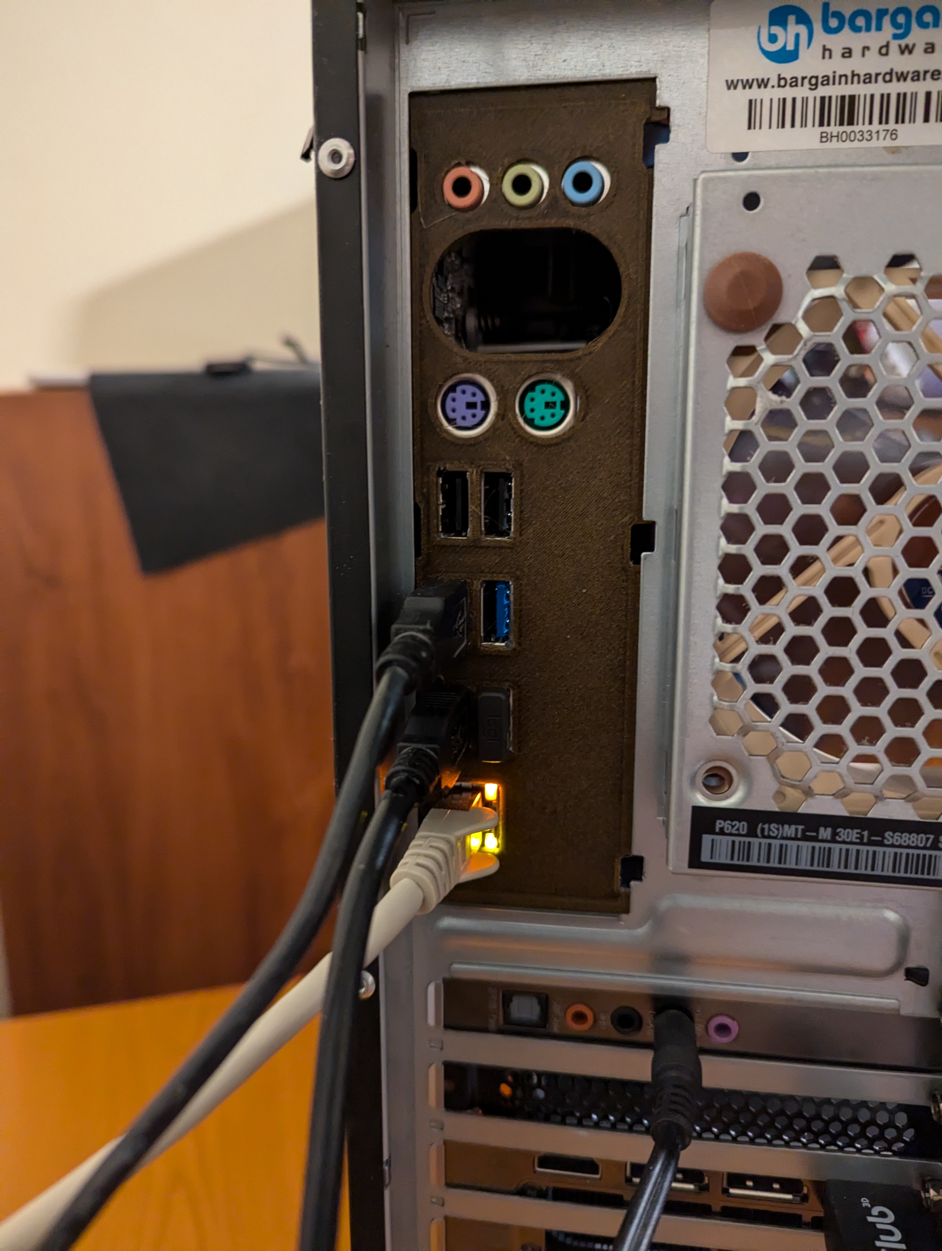 ThinkStation P620 I/O shield by mikkol | Download free STL model ...