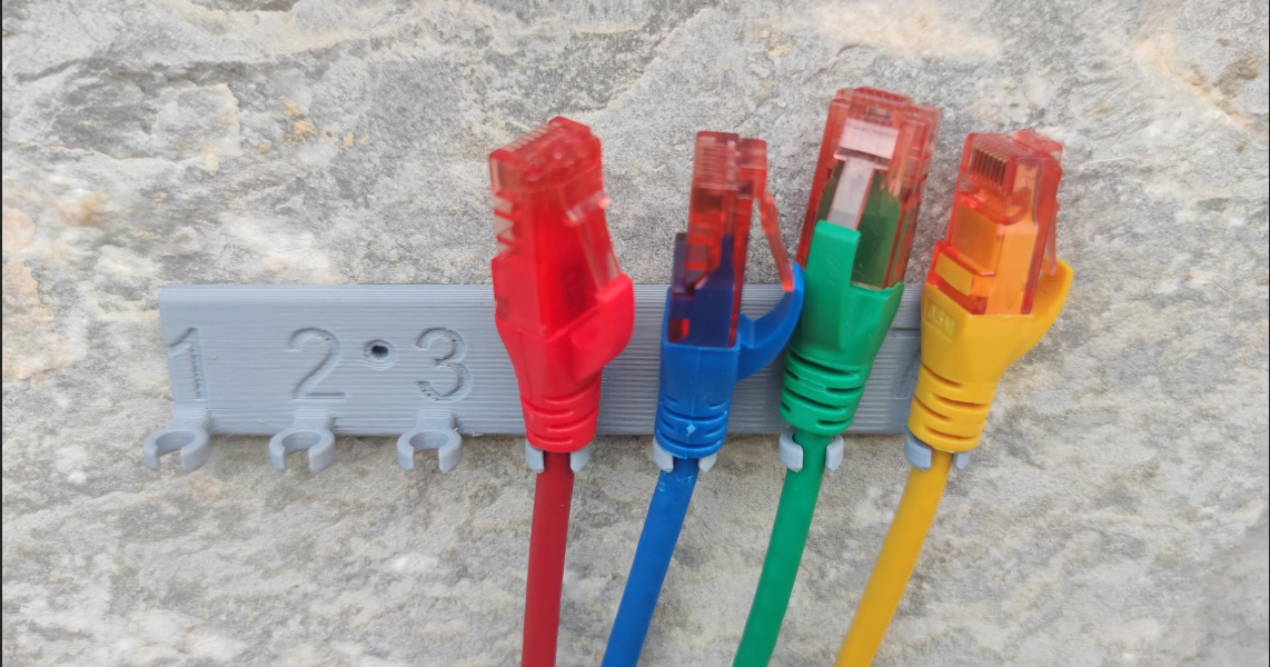 UTP cable organizer by DavidK | Download free STL model | Printables.com