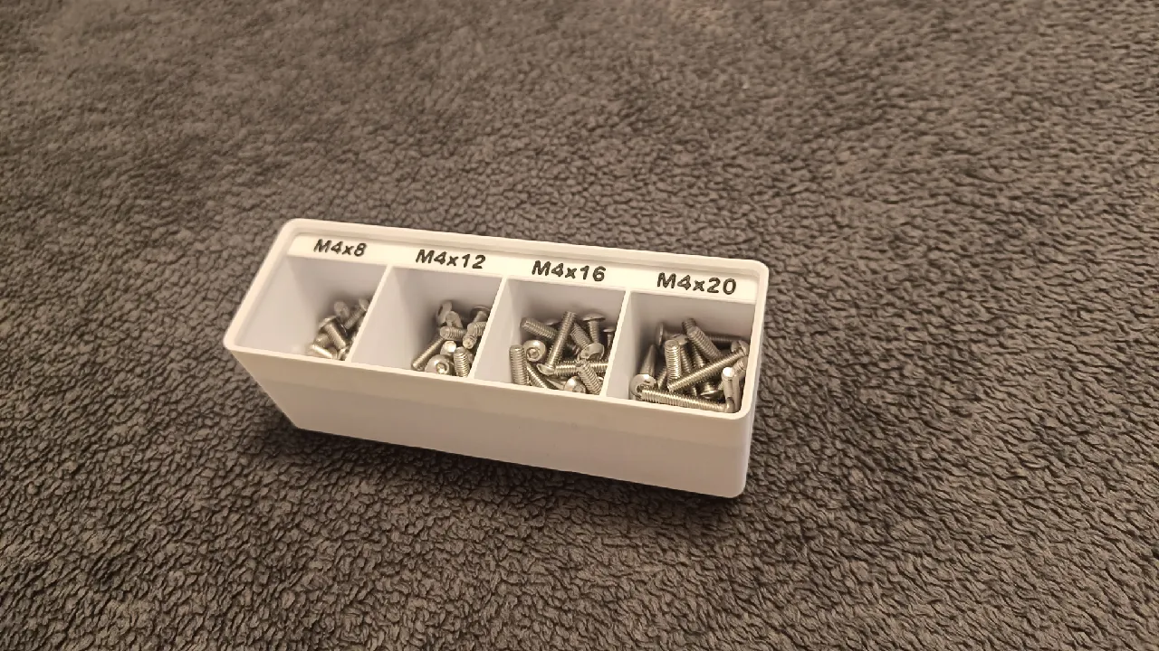 Gridfinity Boxes for Screws, Nuts, and Washers by ErikSlevin | Download free STL model ...