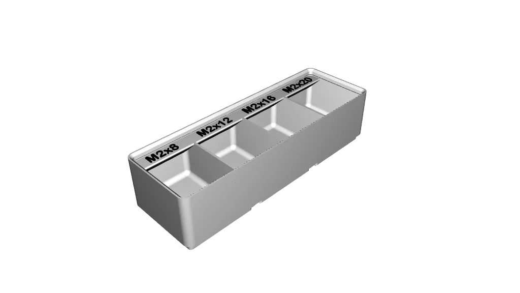 Gridfinity Boxes for Screws, Nuts, and Washers by ErikSlevin | Download free STL model ...
