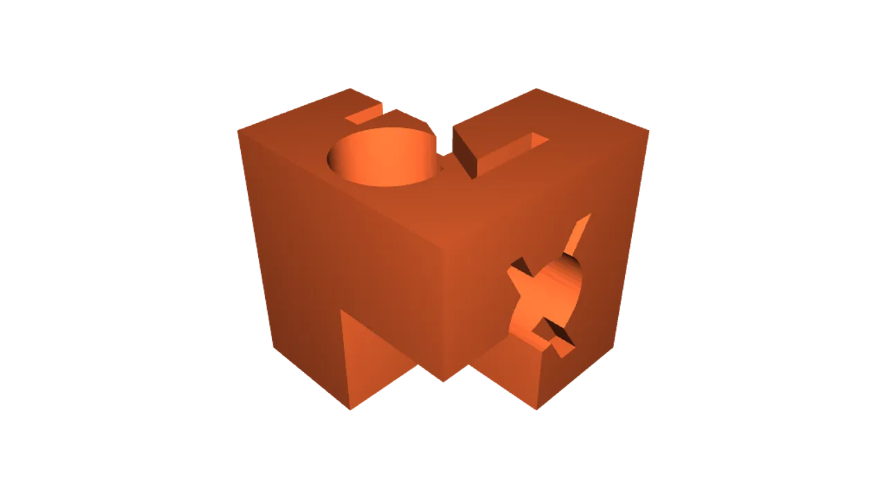 Calibration Cube (DUAL EXTRUDER) by Maus | Download free STL model ...