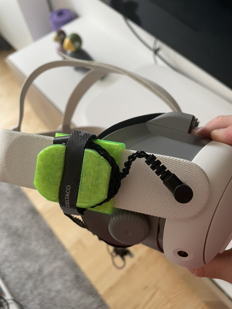 Meta Quest 3 Headphone Cable Winder by jazerix | Download free STL model | Printables.com