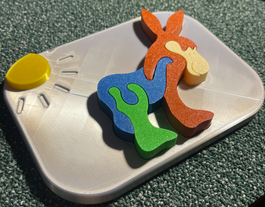 Donkey - puzzle for kids by ideat0m | Download free STL model ...