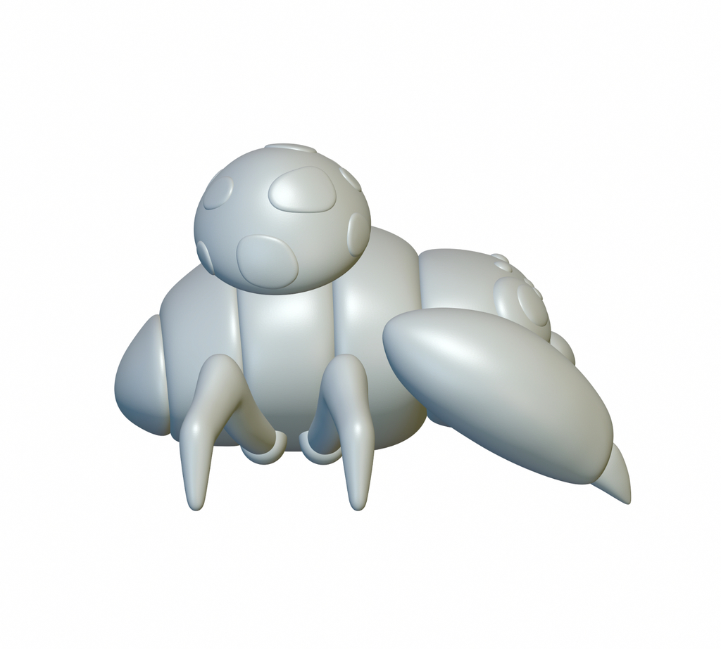 Pokemon Paras #46 - Optimized for 3D Printing by 3Dprint1UP | Download ...