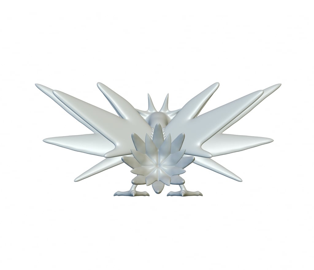 Pokemon Zapdos #145 - Optimized for 3D Printing by 3Dprint1UP ...