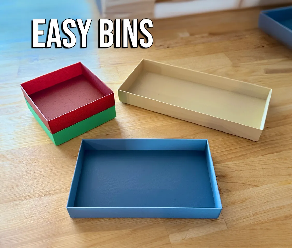 Easy Bins & Storage Trays by Lins | Download free STL model ...