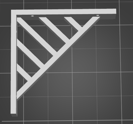 Shelf Bracket by dtramirez02 | Download free STL model | Printables.com
