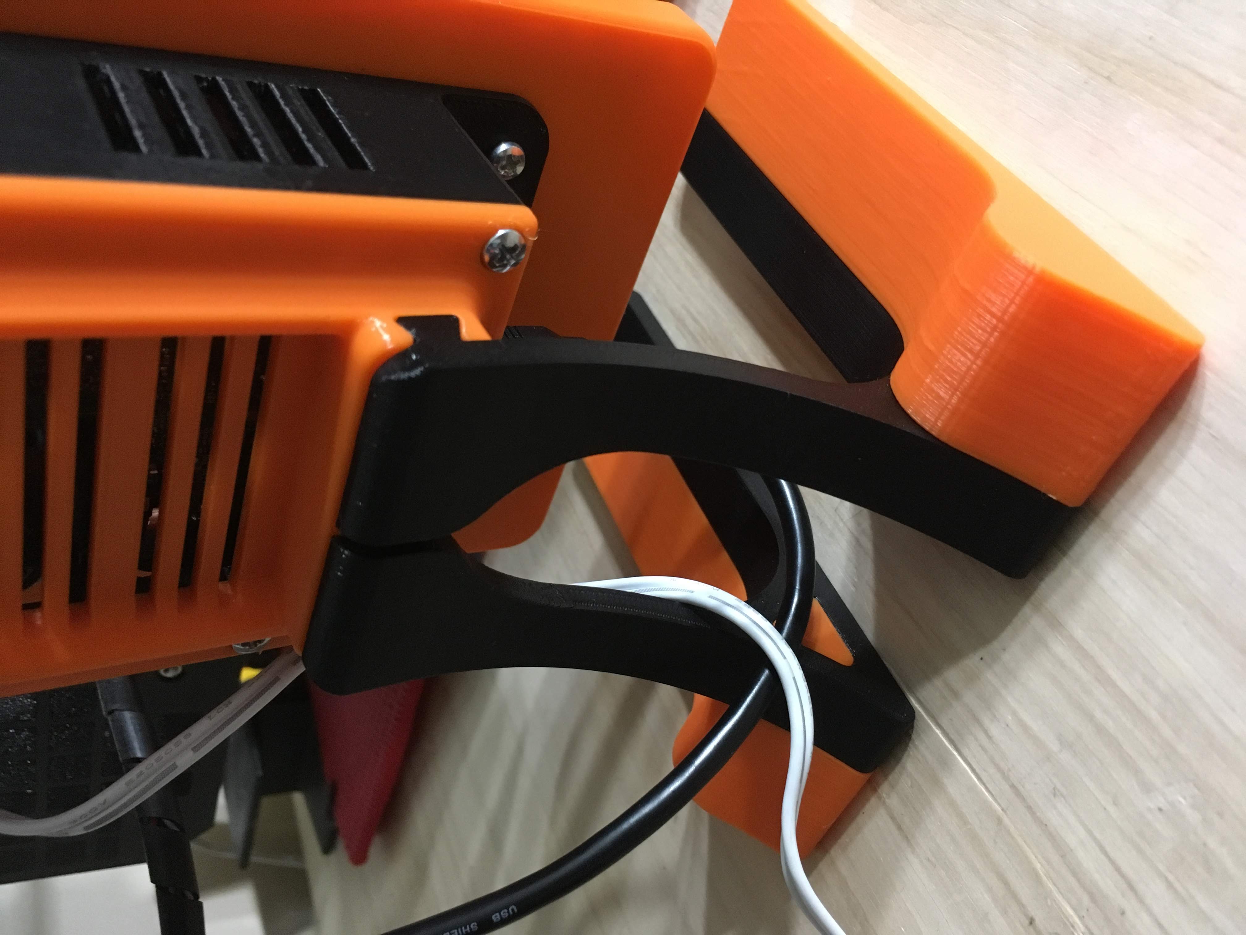 Raspberry Pi Display Case Portrait Feet Mod by Making With Steve ...