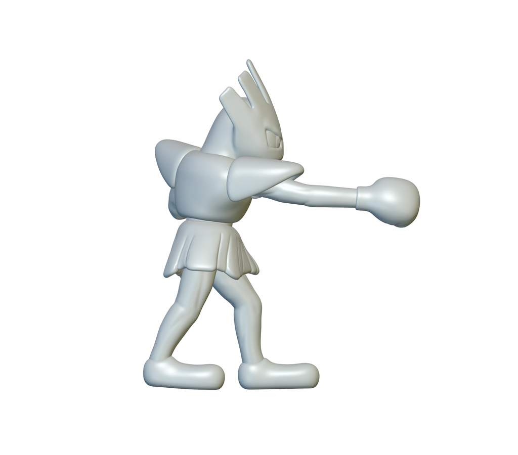 Pokemon Hitmonchan #107 - Optimized for 3D Printing par 3Dprint1UP ...