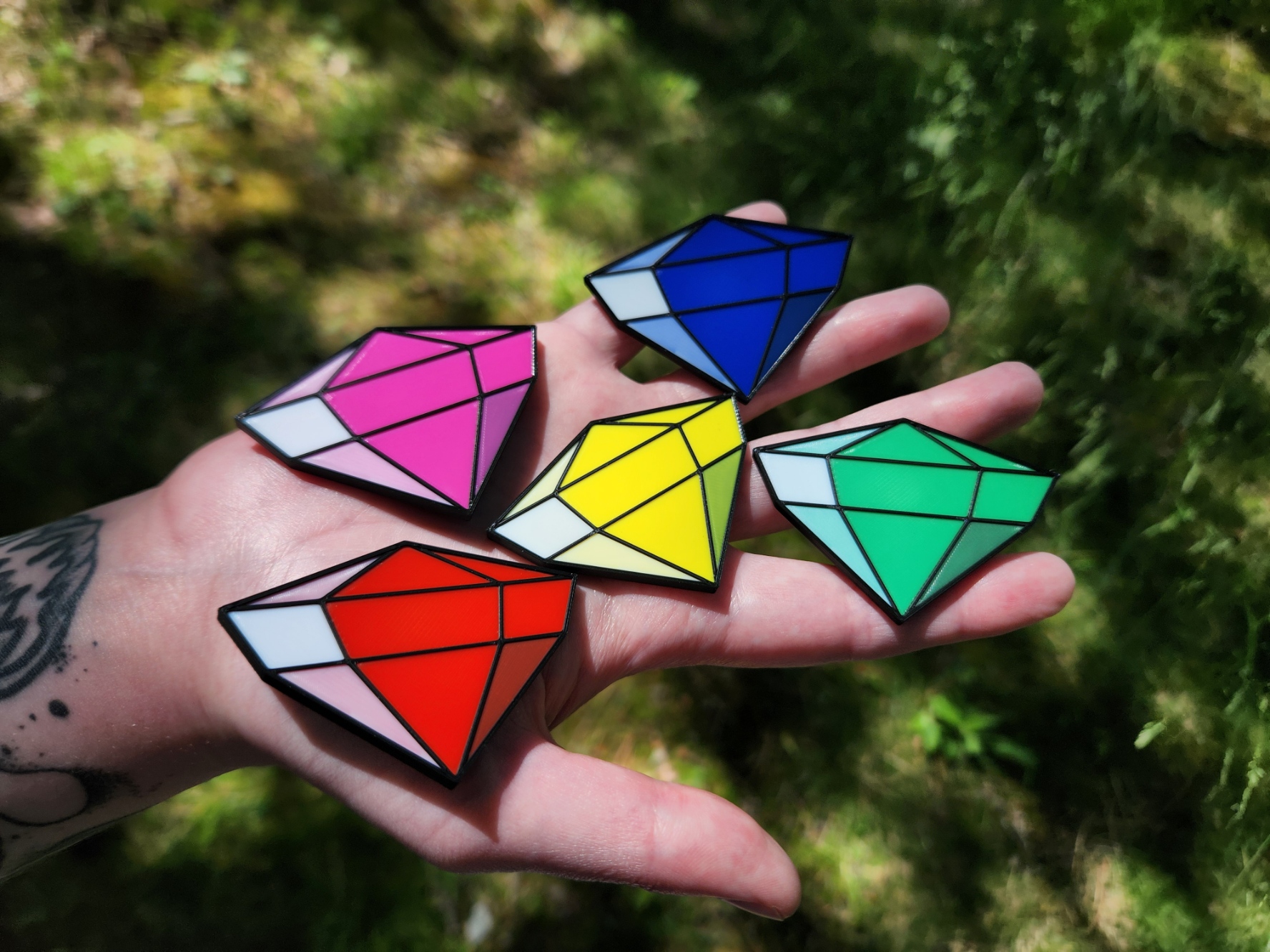 Spyro 1 Gem Magnets Set - Side View par Amethyst3D | Boutique Printables