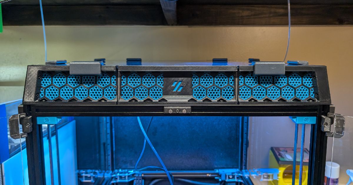 Voron 2.4 / Trident Canopy Top Hat - REMIX Skirt inserts por Falkien ...