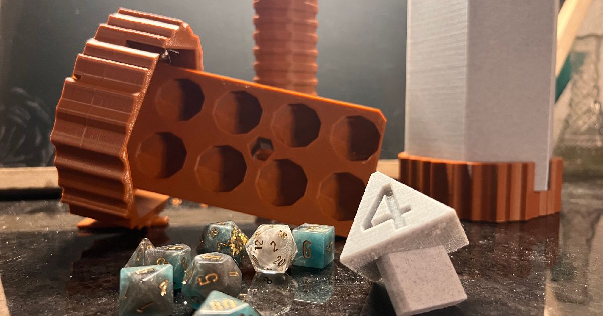 Log Hammer Dice Tray by KC Wilkinson | Download free STL model ...