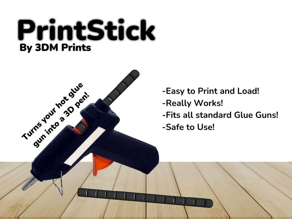 PrintStick - Turn your Glue Gun into a 3D Pen! da 3DM Prints | Scarica ...