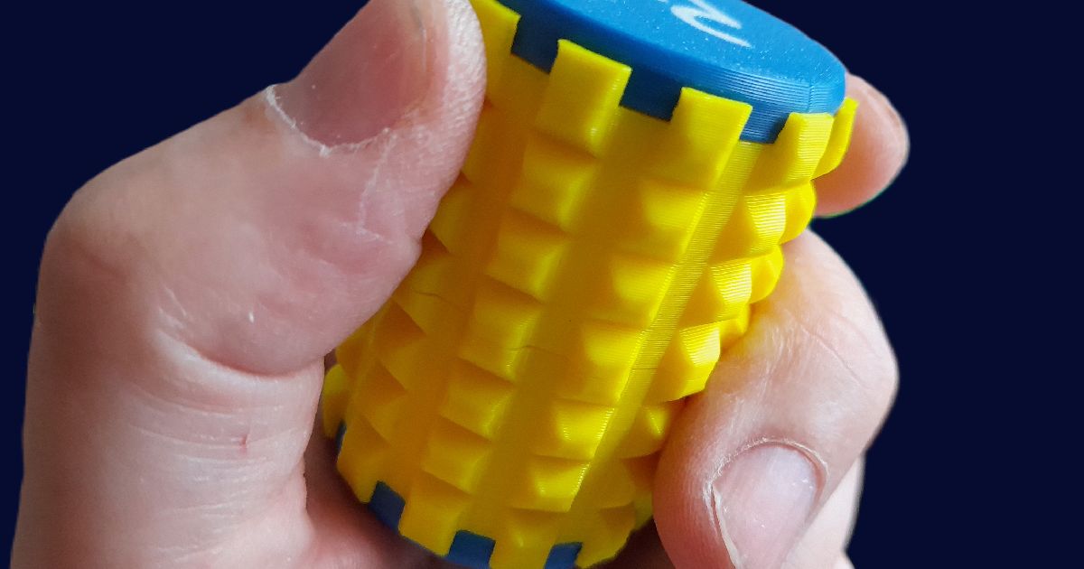 Magnetic fidget cylinder by Ruedi | Download free STL model ...