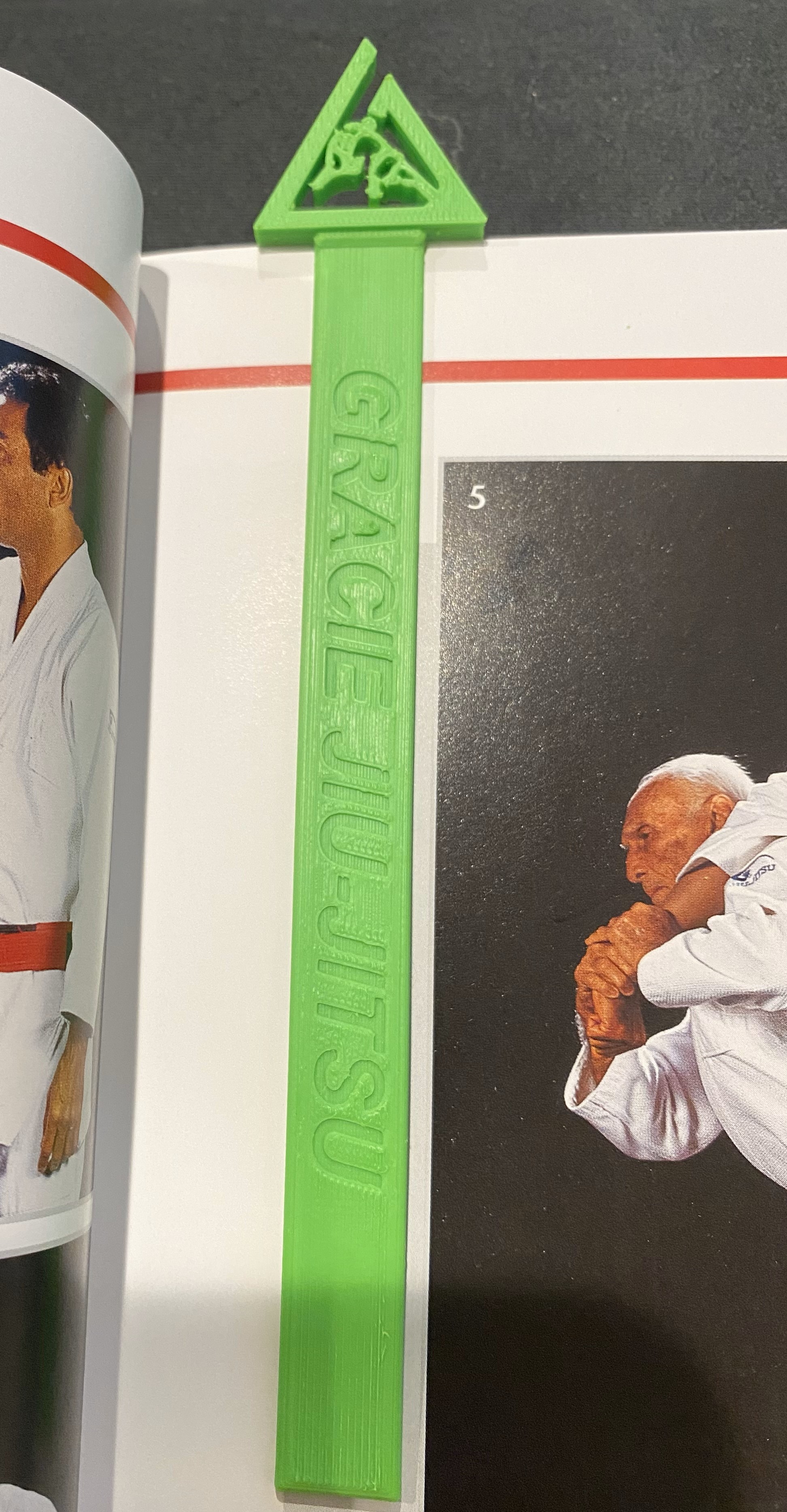 Gracie Jiu-Jitsu Bookmark BJJ GJJ by NbdyWnKenobi | Download free STL ...