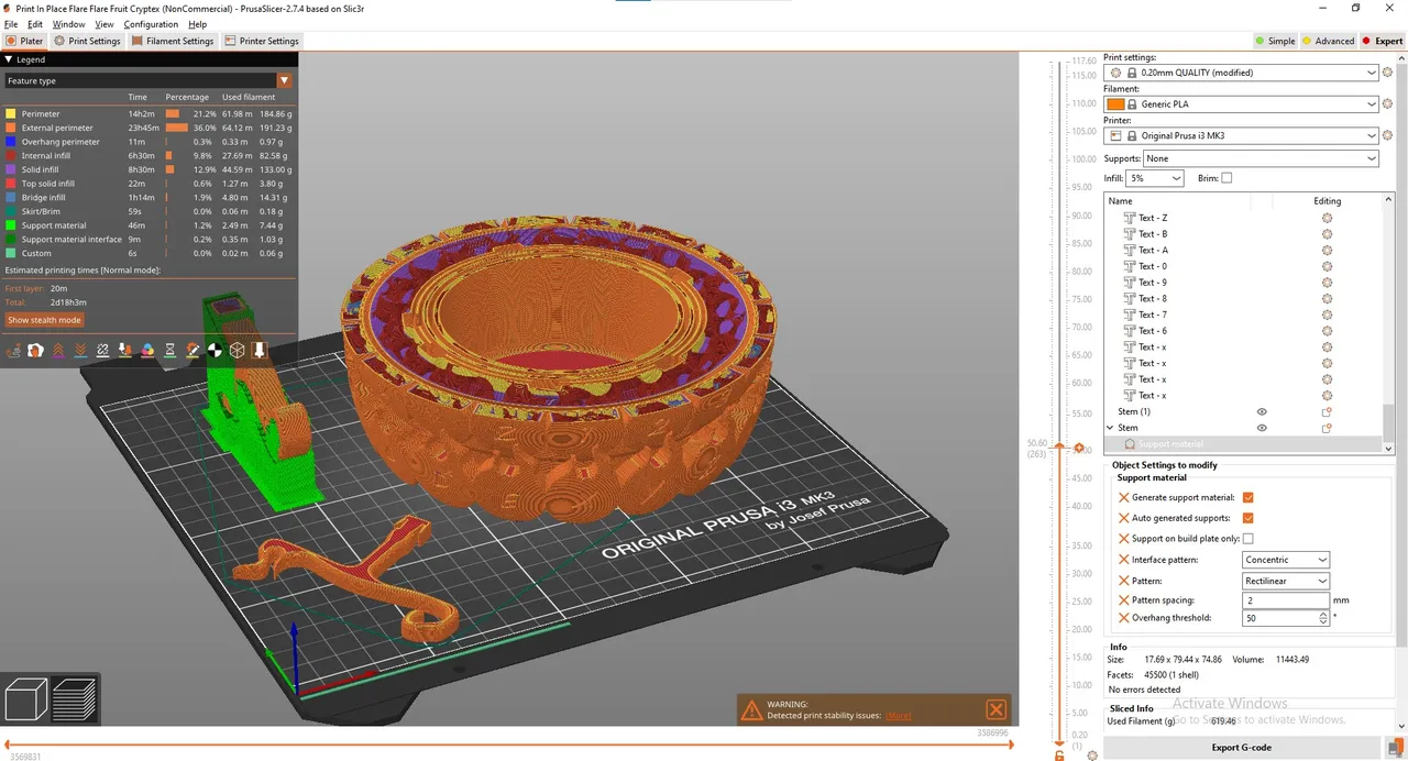 Print in Place Flare Flare Cryptex Lock Box by Daigle's Dynamic Designs ...