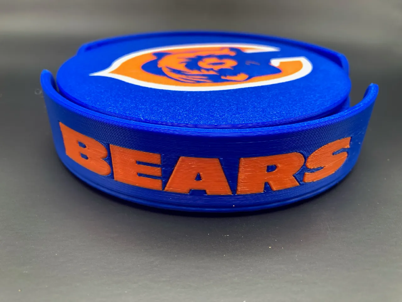 Chicago Bears Coaster Set by 3D Ideation | Download free STL model ...