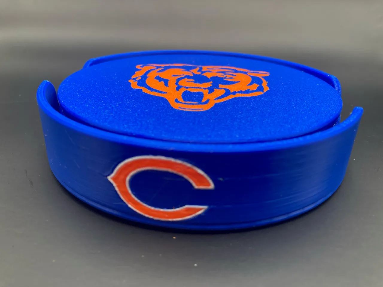 Chicago Bears Coaster Set by 3D Ideation | Download free STL model ...