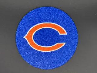 Chicago Bears Coaster Set by 3D Ideation | Download free STL model ...