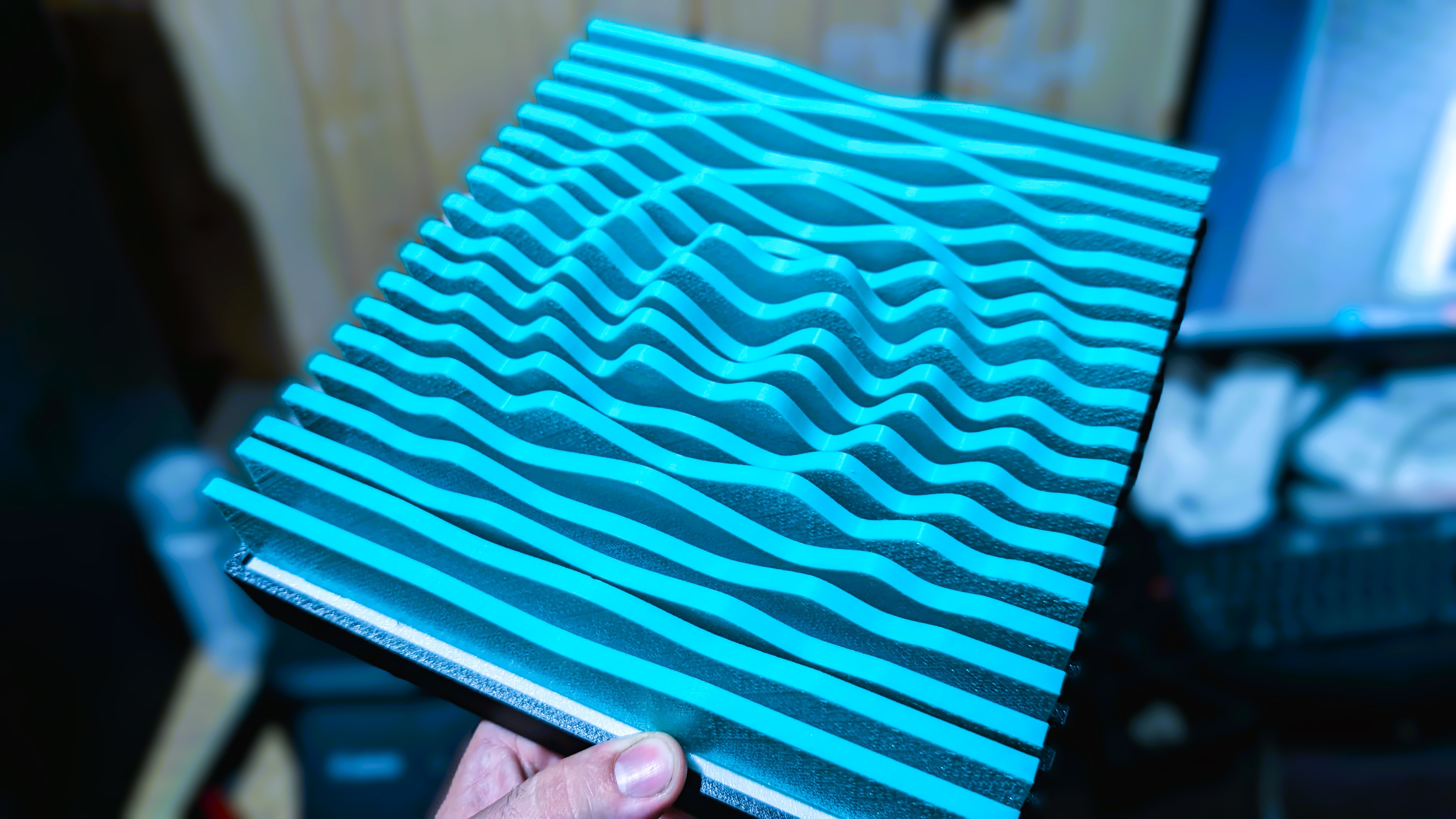Wave Light Sculpture Desk and Wall Art por omegapoint | Descargar ...