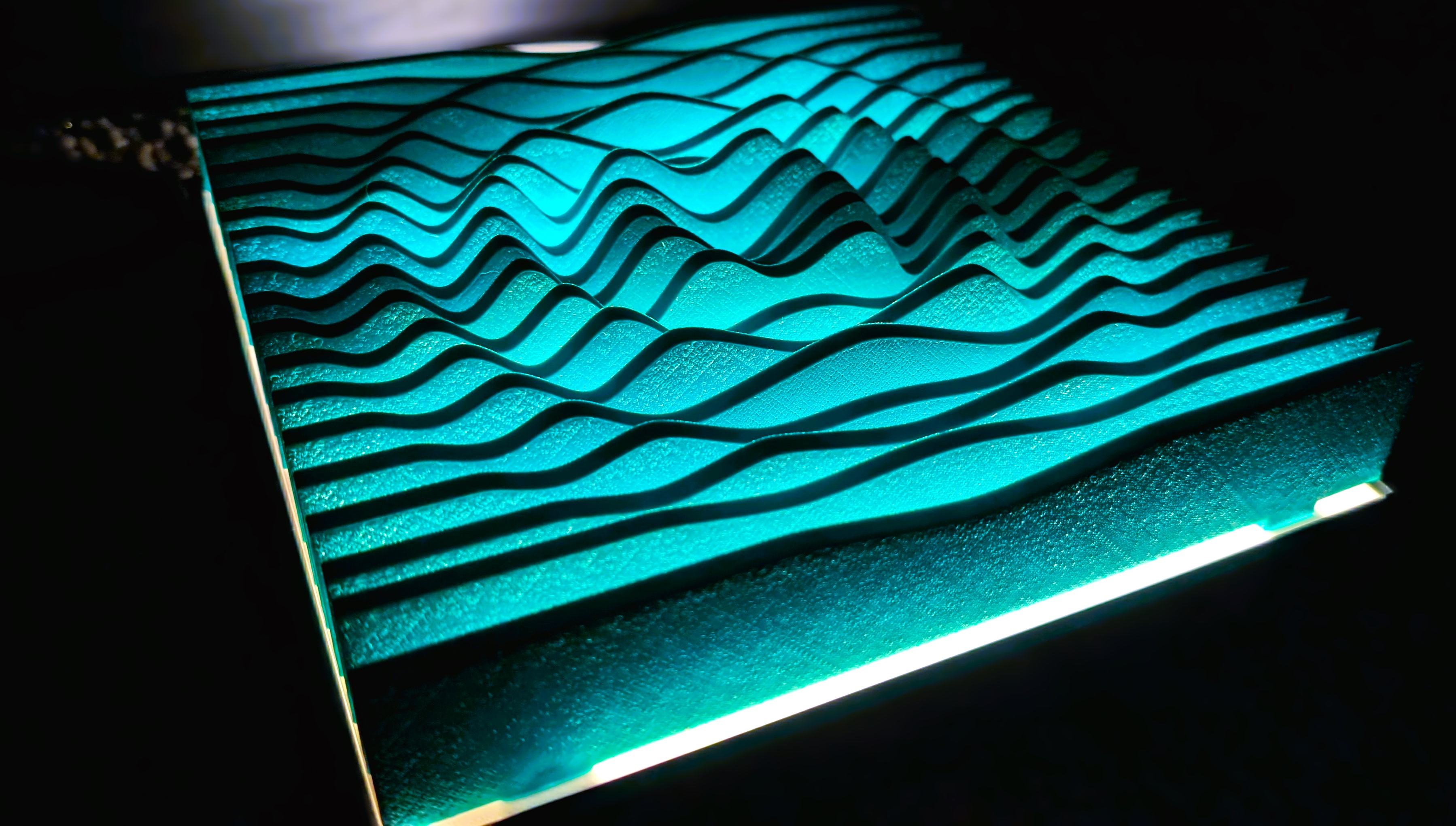 Wave Light Sculpture Desk and Wall Art por omegapoint | Descargar ...